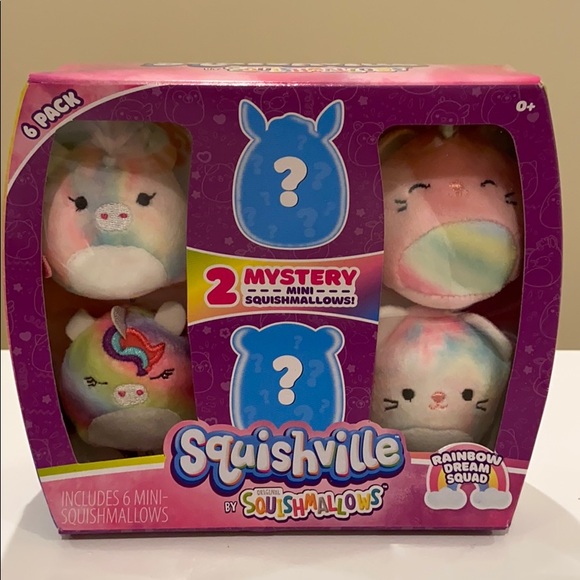 Squishmallows | Other | Reserved Squishville By Squishmallows Rainbow ...